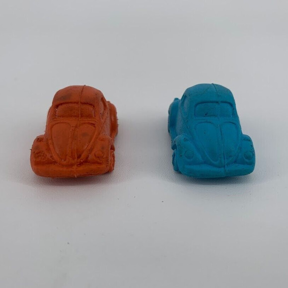 Unbranded | Toys | 2 Vintage Rubber Toy Volkswagen Beetles Vw Bug ...